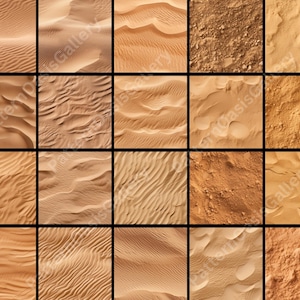 Seamless Sand Texture Digital Paper, Desert Sand Textures, Sand ...