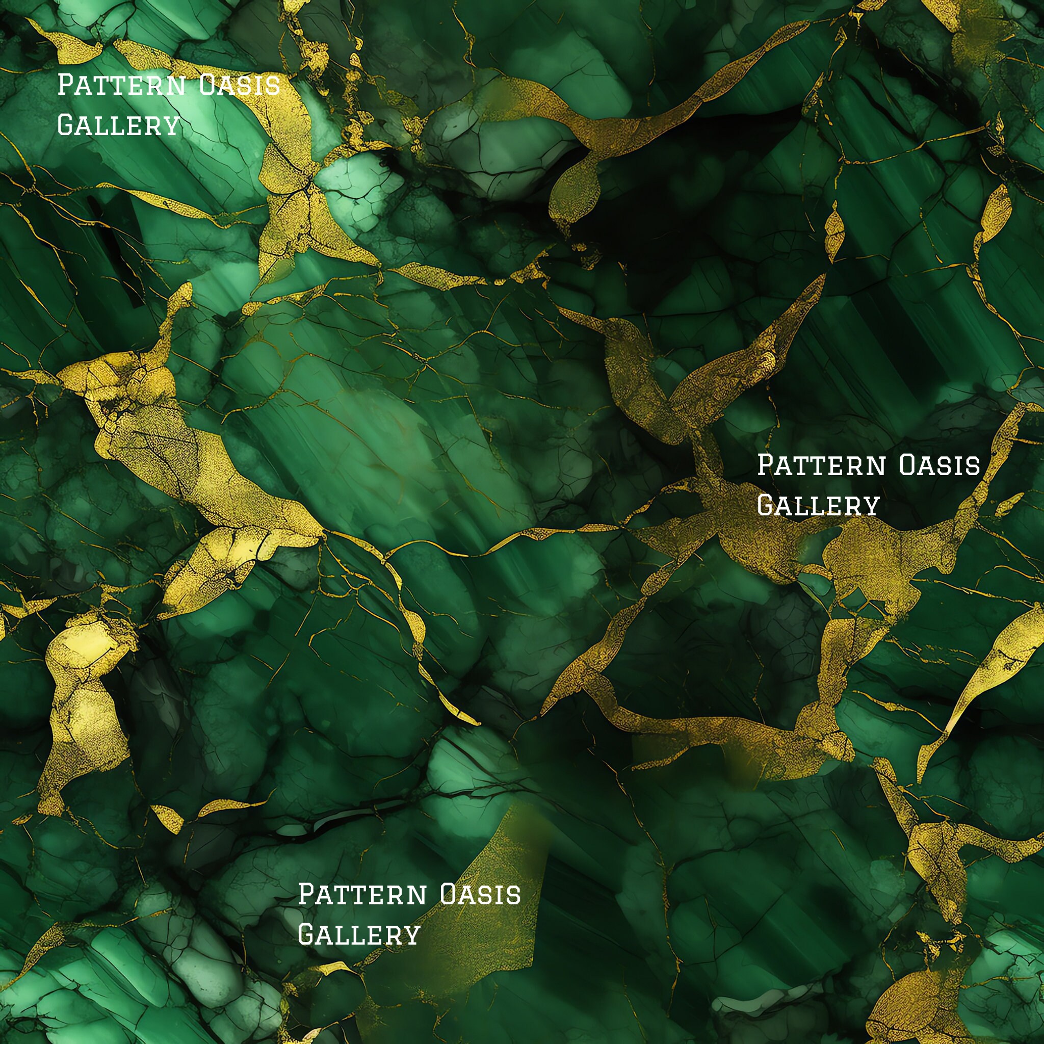 Emerald Green and Gold Ink Digital Paper, Marble Digital Paper Pattern ...