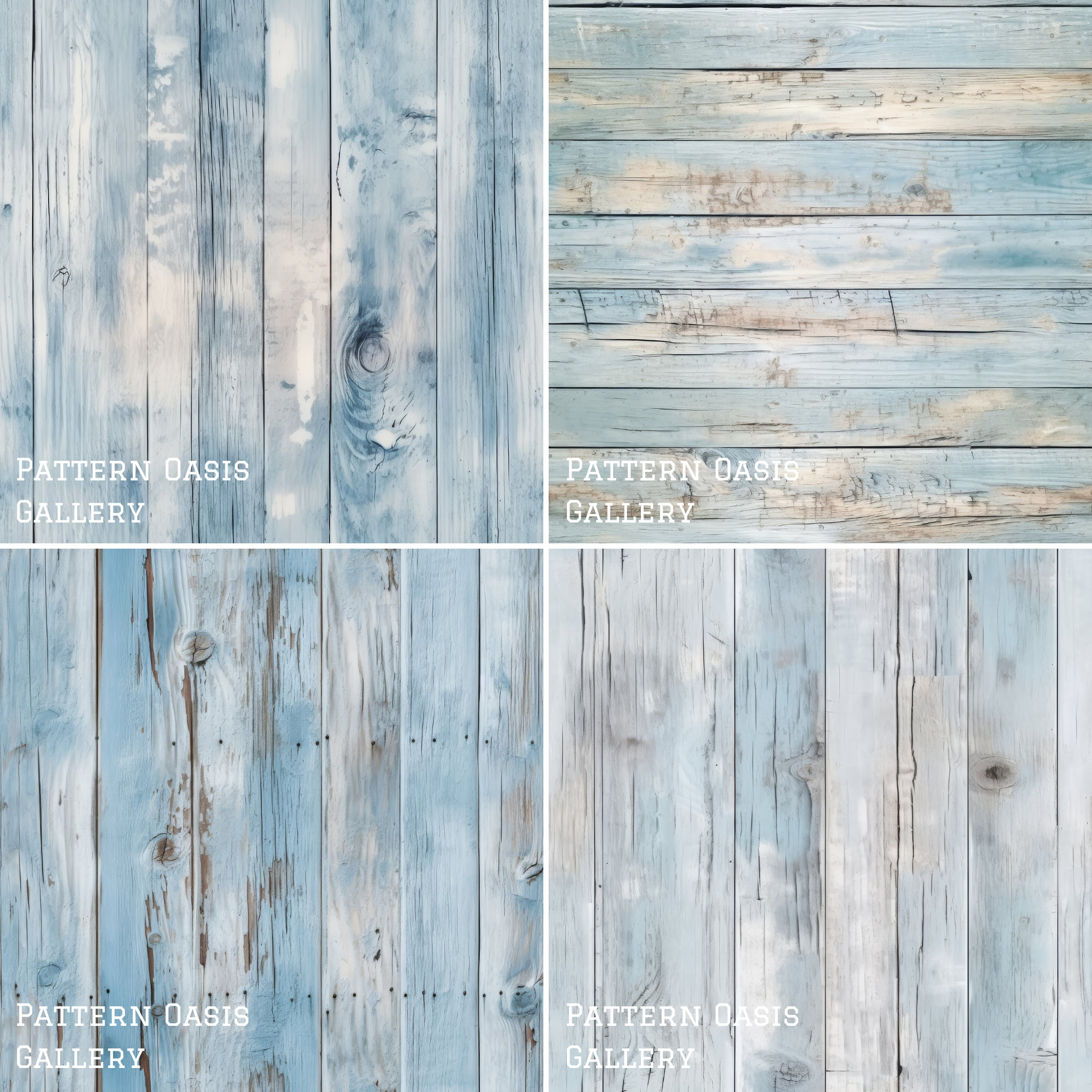 Pale Blue Rustic Wood Textures, Scrapbook Paper (digital Download) - Etsy
