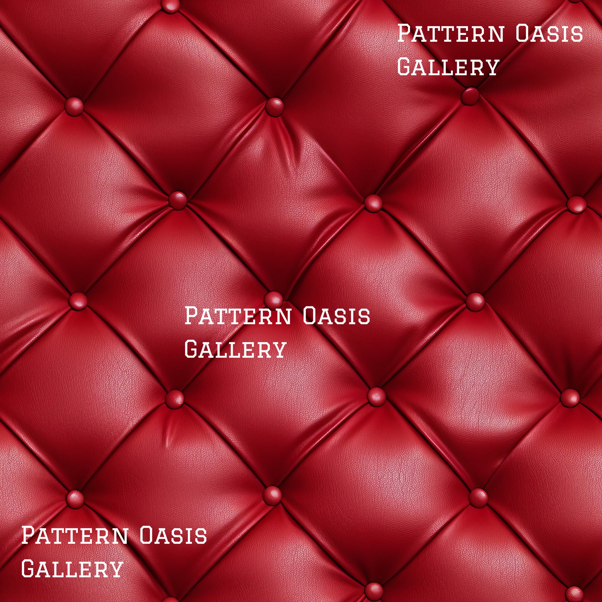 Leather Tufting Digital Paper, Shades of Red, Tufted Digital Paper ...
