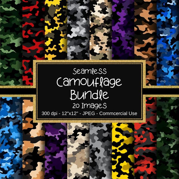 Camouflage Decor - Etsy