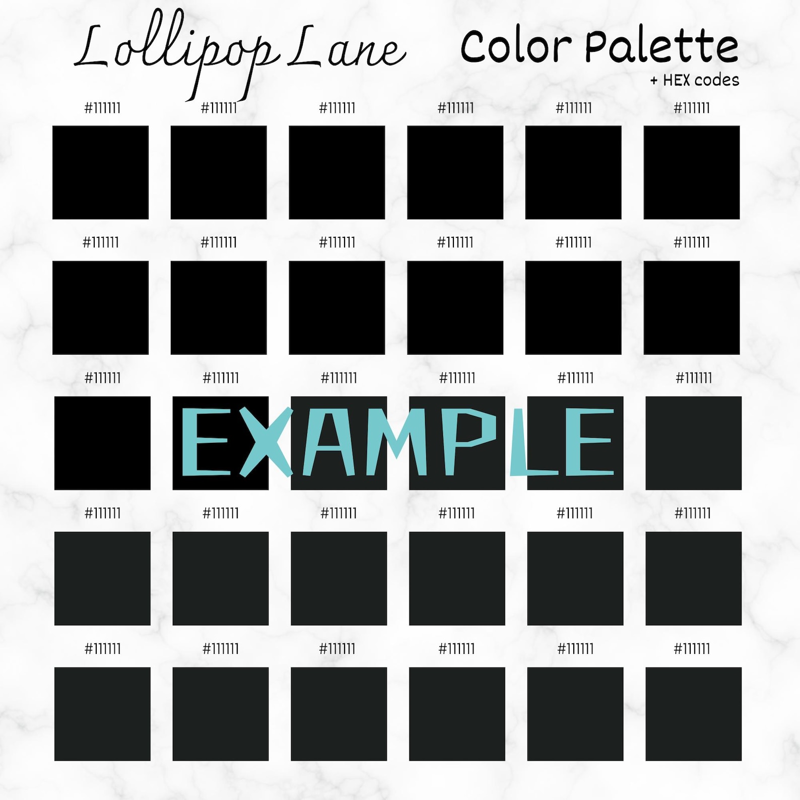Lollipop Lane Digital Color Palette, iPad Procreate, Adobe Photoshop ...