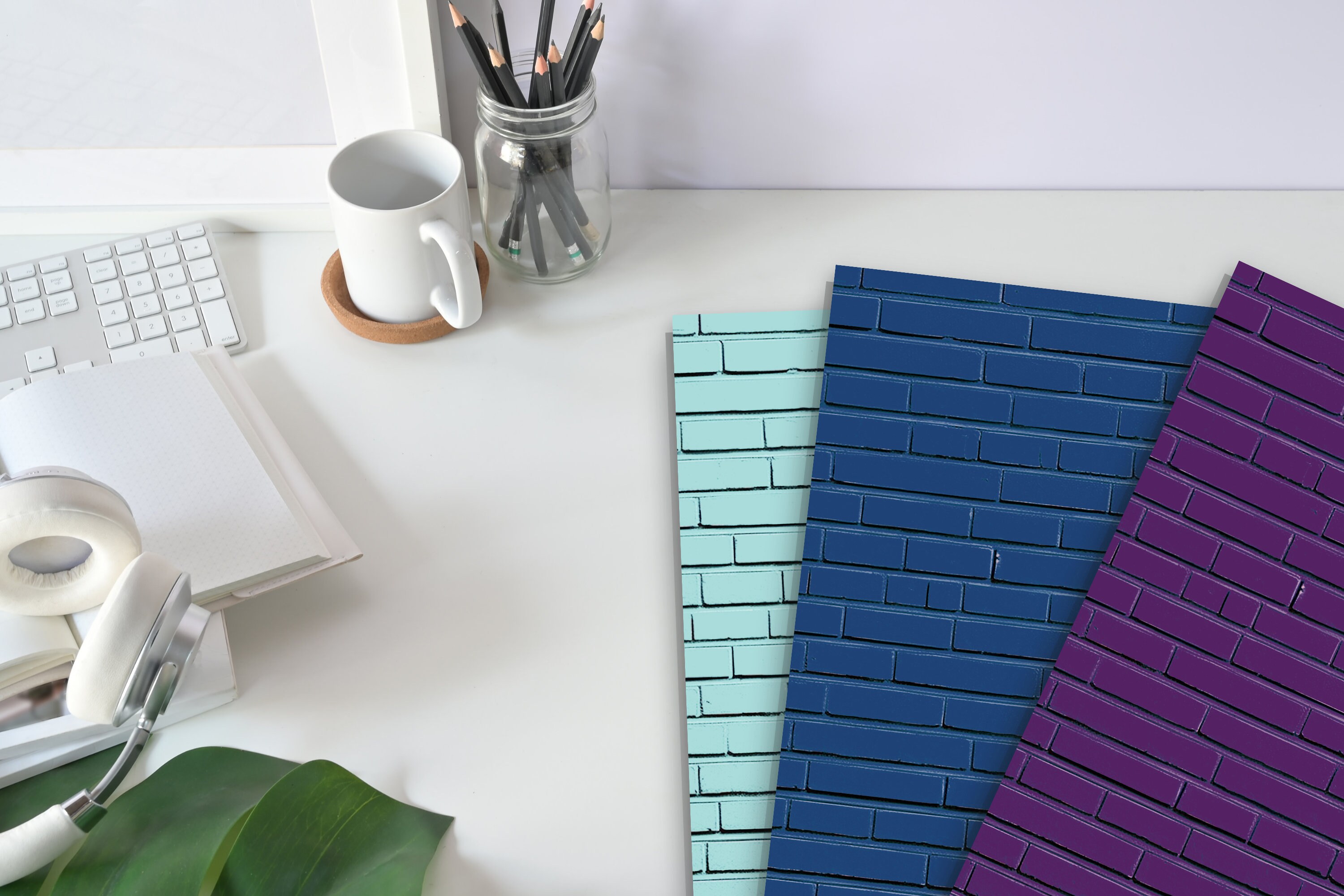 100 Bricks Digital Papers, Commercial, Brick Pattern Digital Papers ...