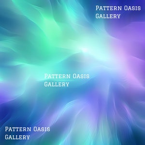 Northern Lights Digital Paper, Northern Lights Backgrounds, Aurora ...
