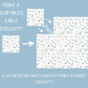 Dainty Pastel Flowers Seamless Digital Papers, Floral Watercolor ...