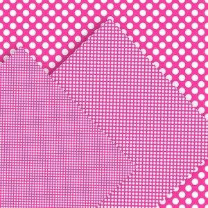 Pink Polka Dot Seamless Digital Paper, 12"x12", 16 Papers, Small Polka ...