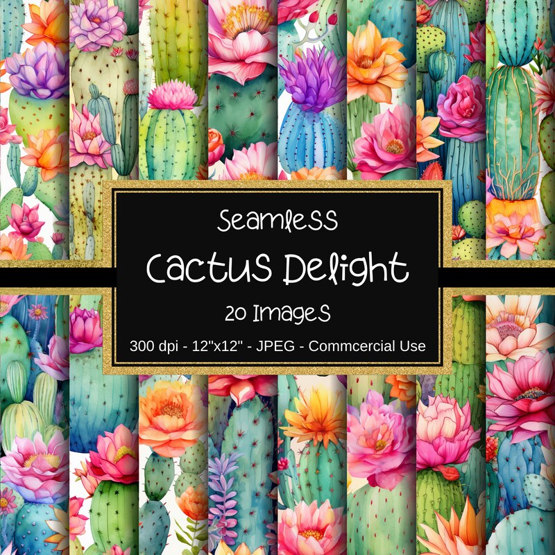 Cactus Watercolor - Etsy