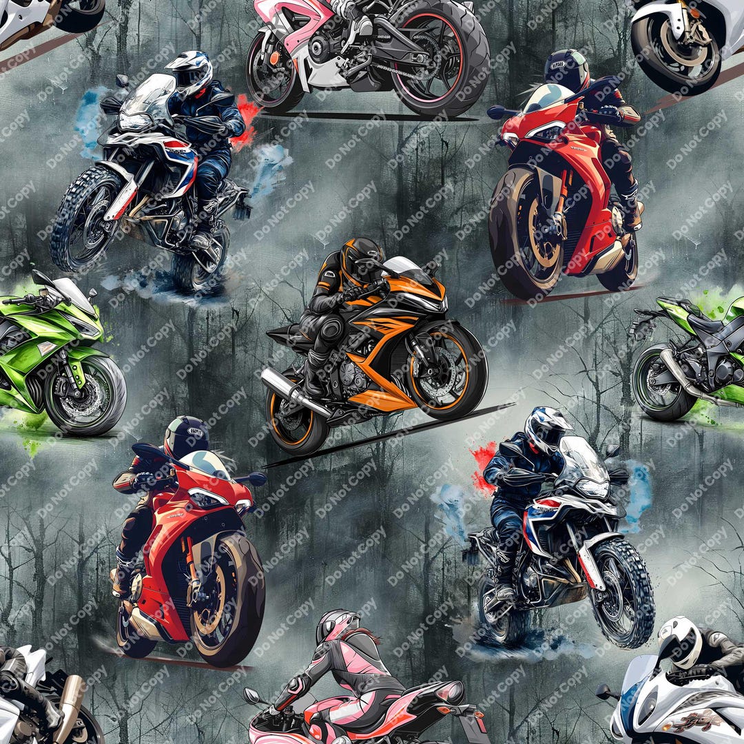 Seamless Digital Pattern: Printable Sublimation Design (digital ...
