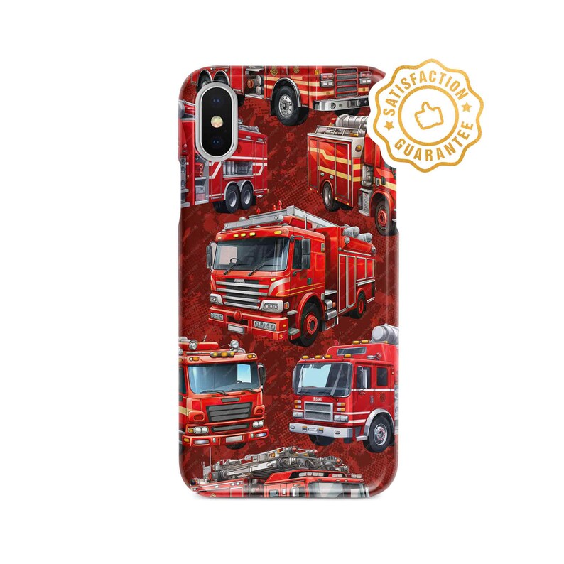 Fire Truck Digital Seamless Pattern: Sublimation File (digital Download ...