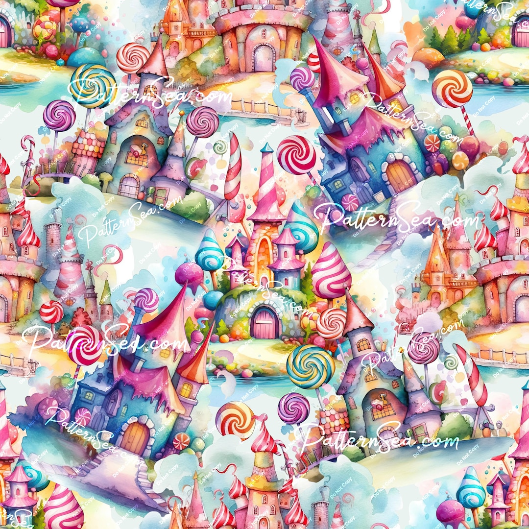 Digital Seamless Pattern File Papers Sublimation Sublimate File Cake ...