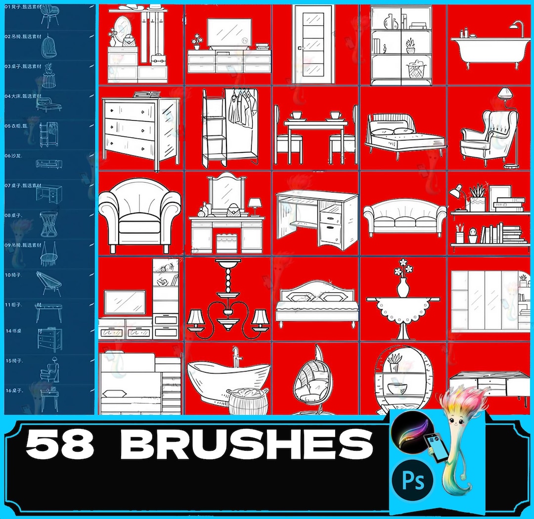 Procreatefurniture, Procreate Livingroom, Procreate Interior, Procreate ...