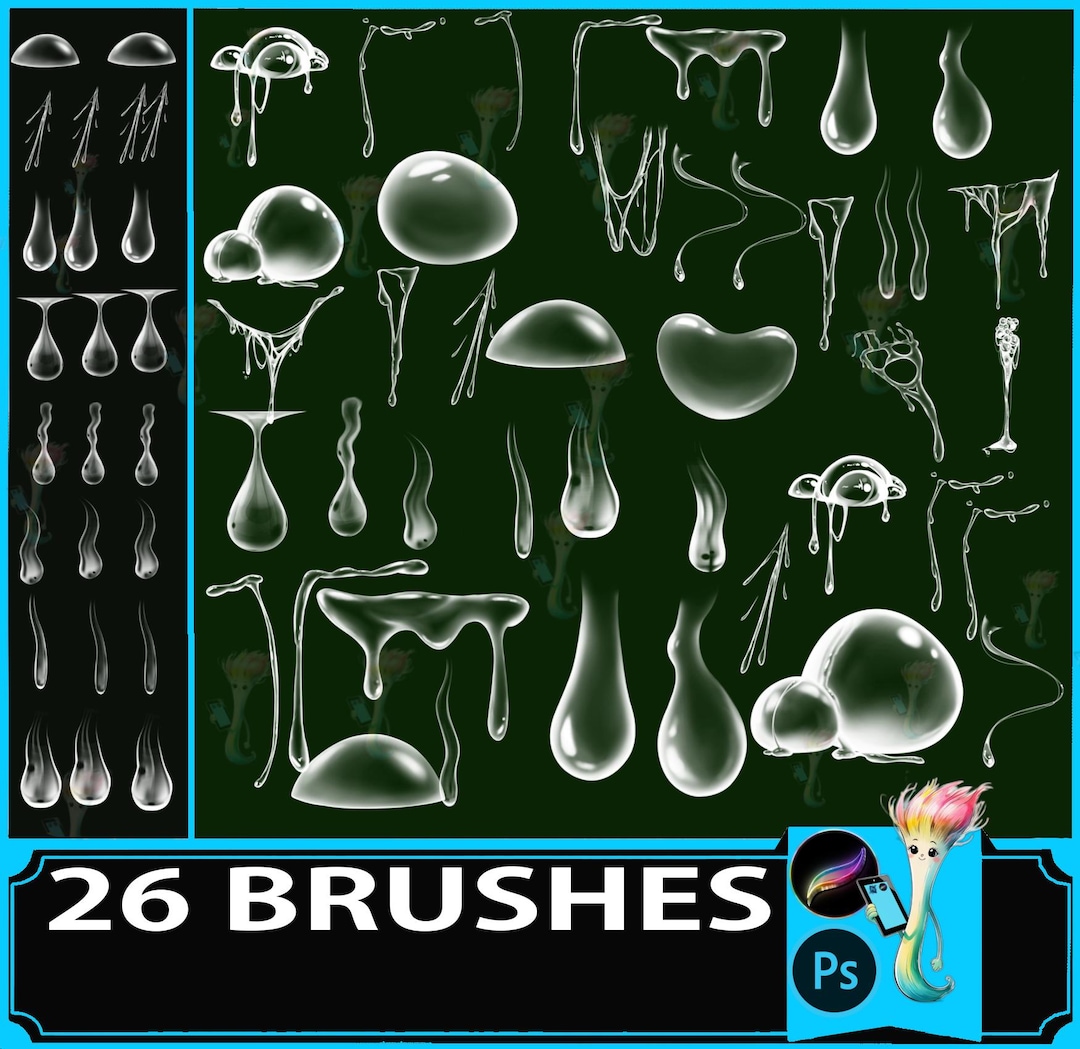 Procreate Tears Brush Set: Anime, Crying, Sad Effect (PS Brush) - Etsy