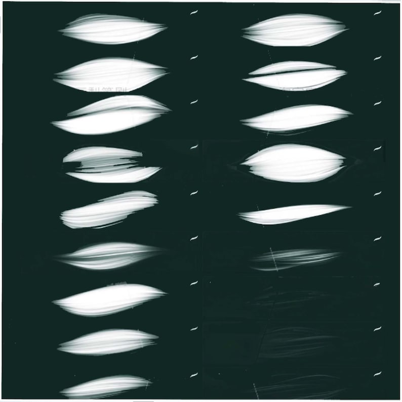 Procreate Brush Portrait Hair Illustration Hair Realistic Painting ...