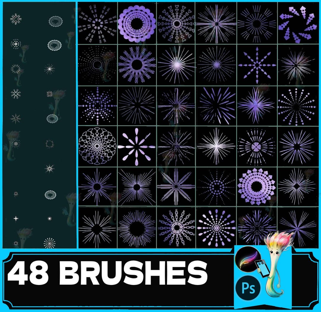 Procreate Halo & Sunray Brushes: Lighting Effects Brush Pack - Etsy