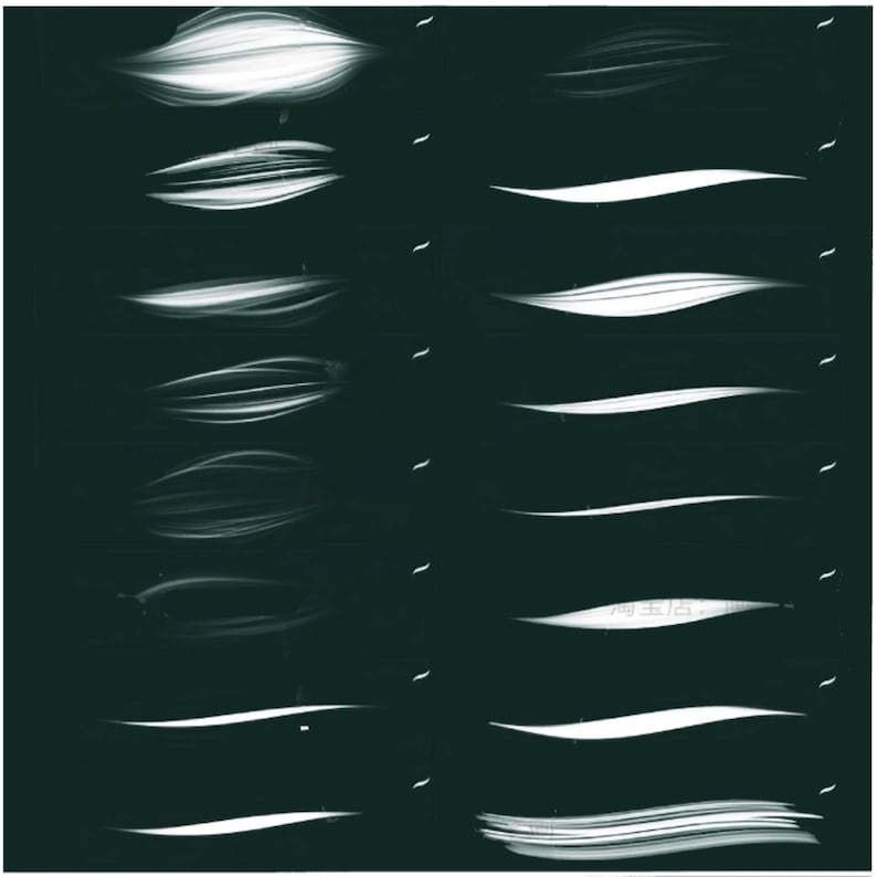 Procreate Brush Portrait Hair Illustration Hair Realistic Painting ...