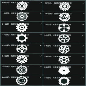 Procreate Brush Mechanical Gear Screw, Stamp,photoshop Brush ...