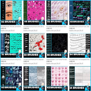 Procreate Folds Brush Set: Clothing Pattern, Fabric Detail (commercial ...
