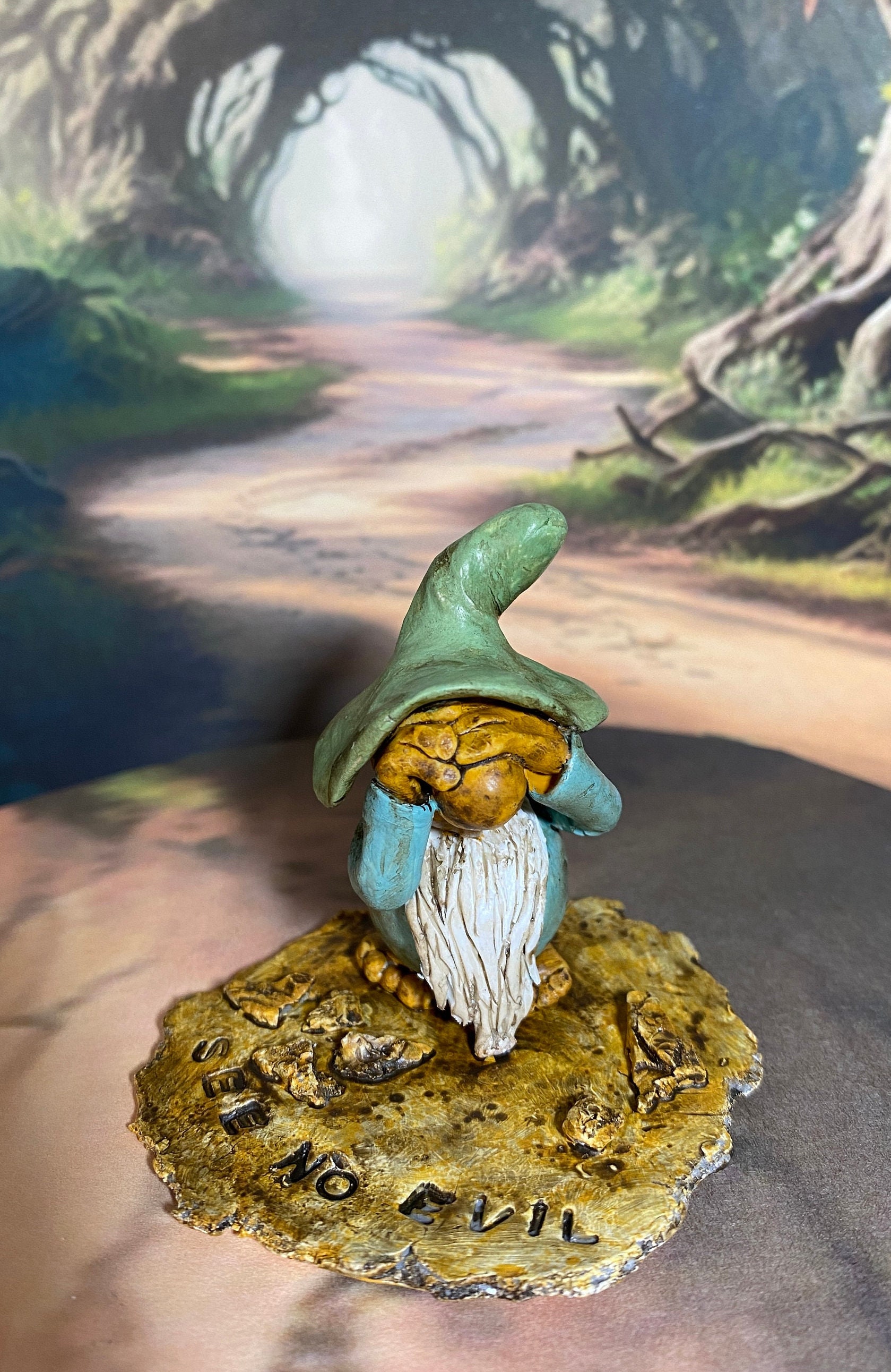 The Three Wise Gnomes - Hand Made Clay Gnomes - Etsy