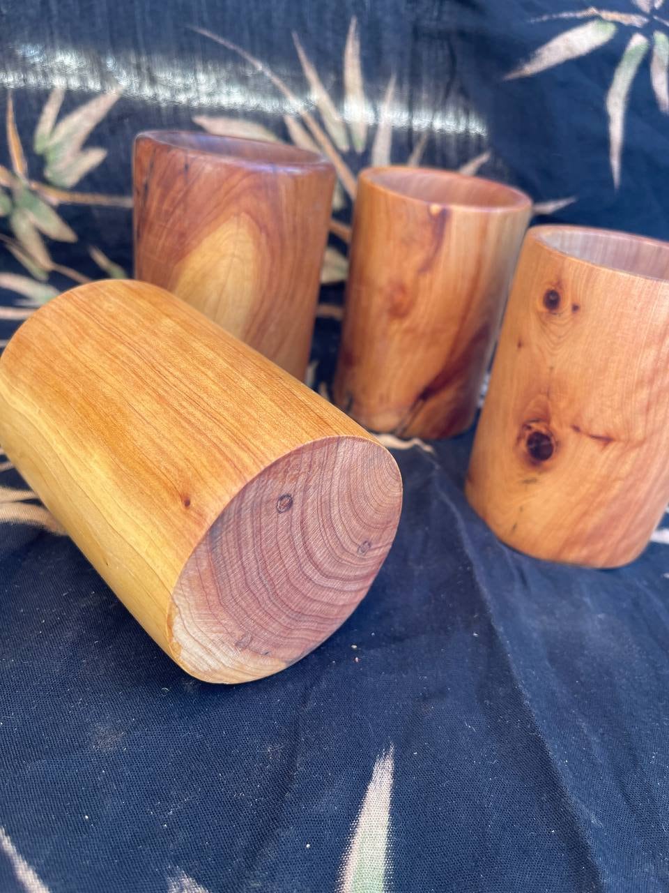 Artisan-crafted Wooden Tumblers Turned From Beech and Acacia Wood ...