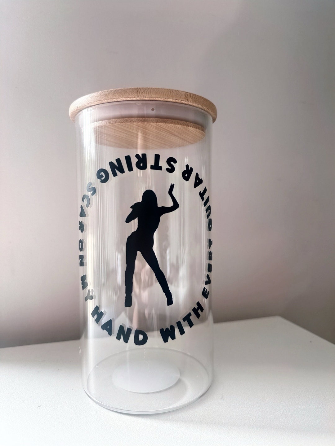 Taylor Swift Personalised Jar With Lyrics, Personalised Gift, Lover Era ...