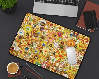 Stylish Pretty Flower Murakami Mouse Pad for Her - Etsy