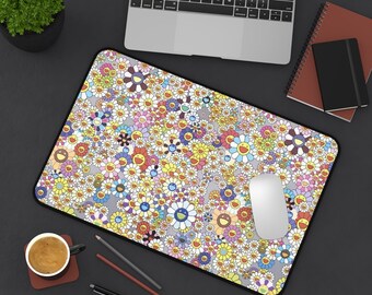 Stylish Pretty Flower Murakami Mouse Pad for Her - Etsy