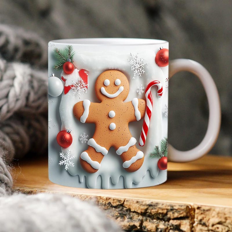 Gingerbread Mugs - Etsy
