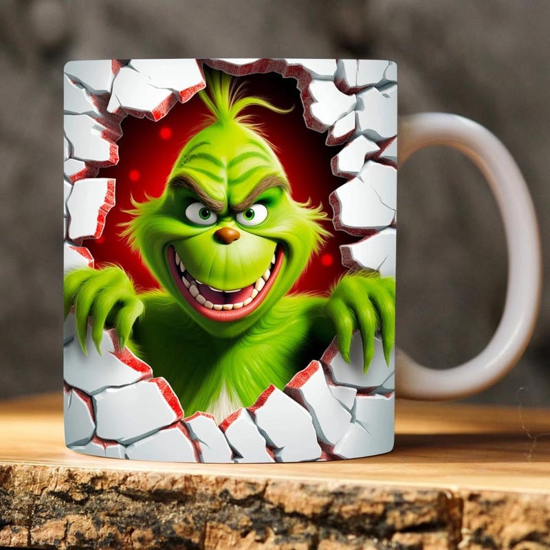 Grinch Mug - Etsy Canada