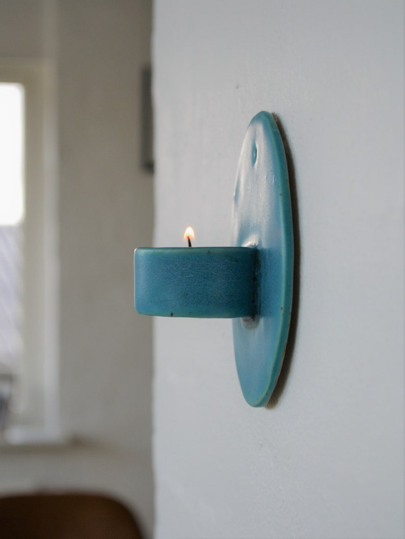 Wall Candle Holder, Handmade Ceramic Gift, Handmade Candle Holder ...