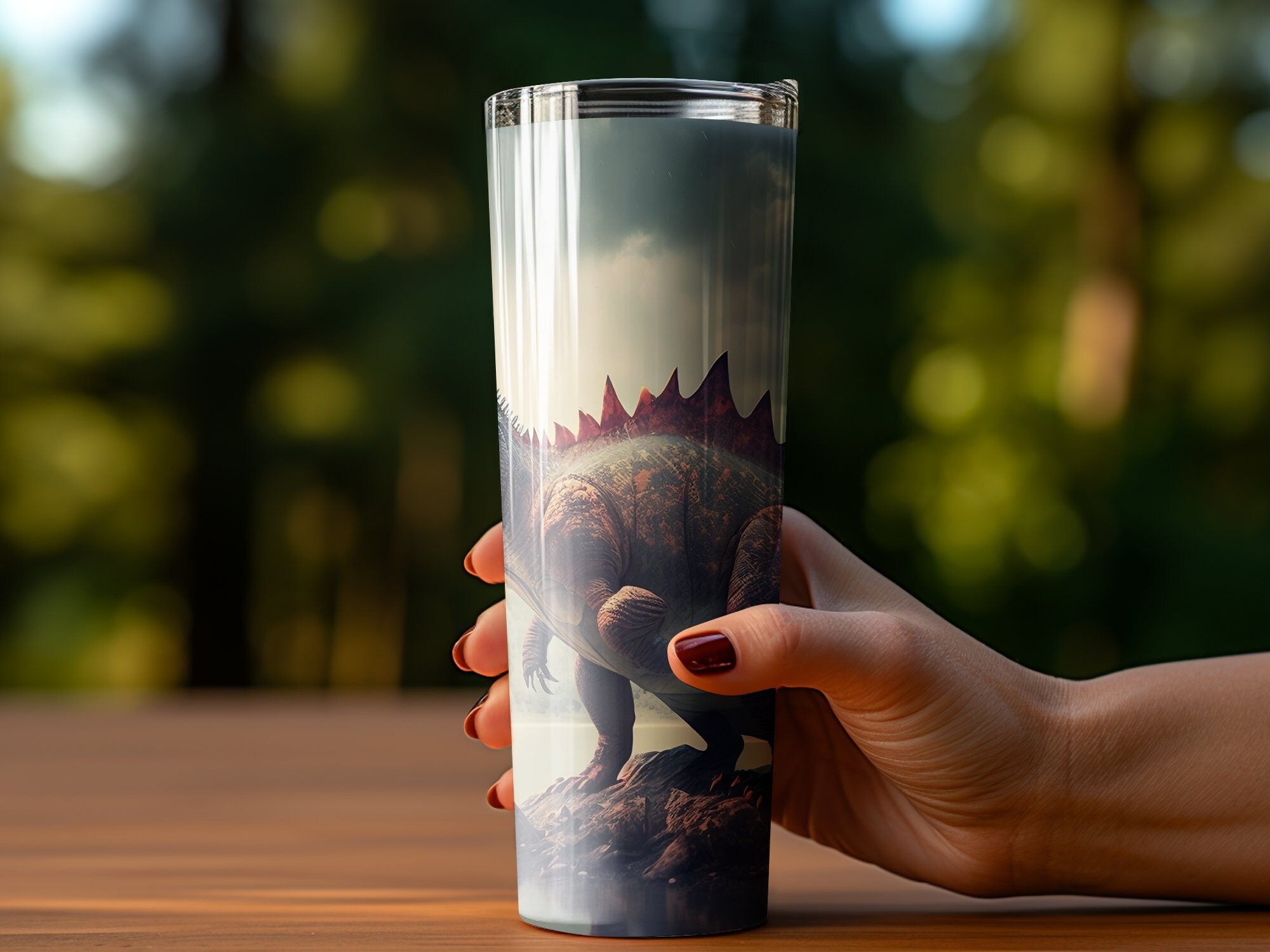 Dinosaur Tumbler Design 20oz Wrap Sublimation PNG, Digital Download, Prehistoric Creature Cup ...
