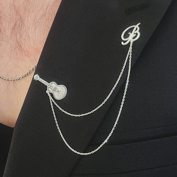 Lapel Pin Chain - Etsy