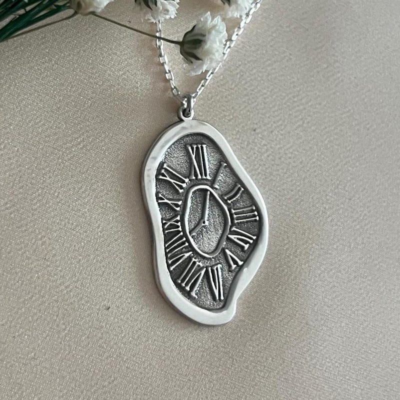 Clock Necklace - Etsy