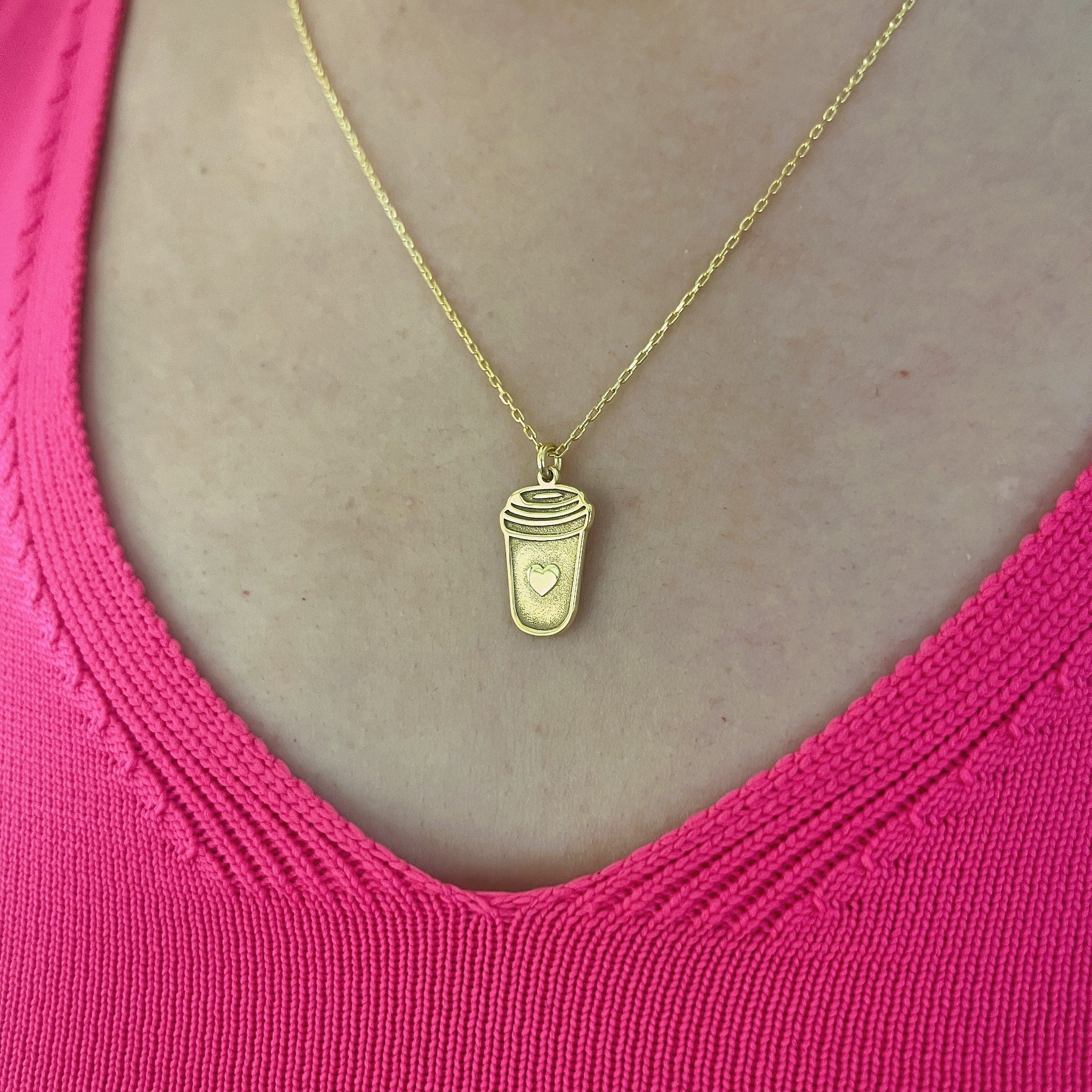 Milkshake Necklace Gift Ideas Milk Shake Necklace Pastry - Etsy