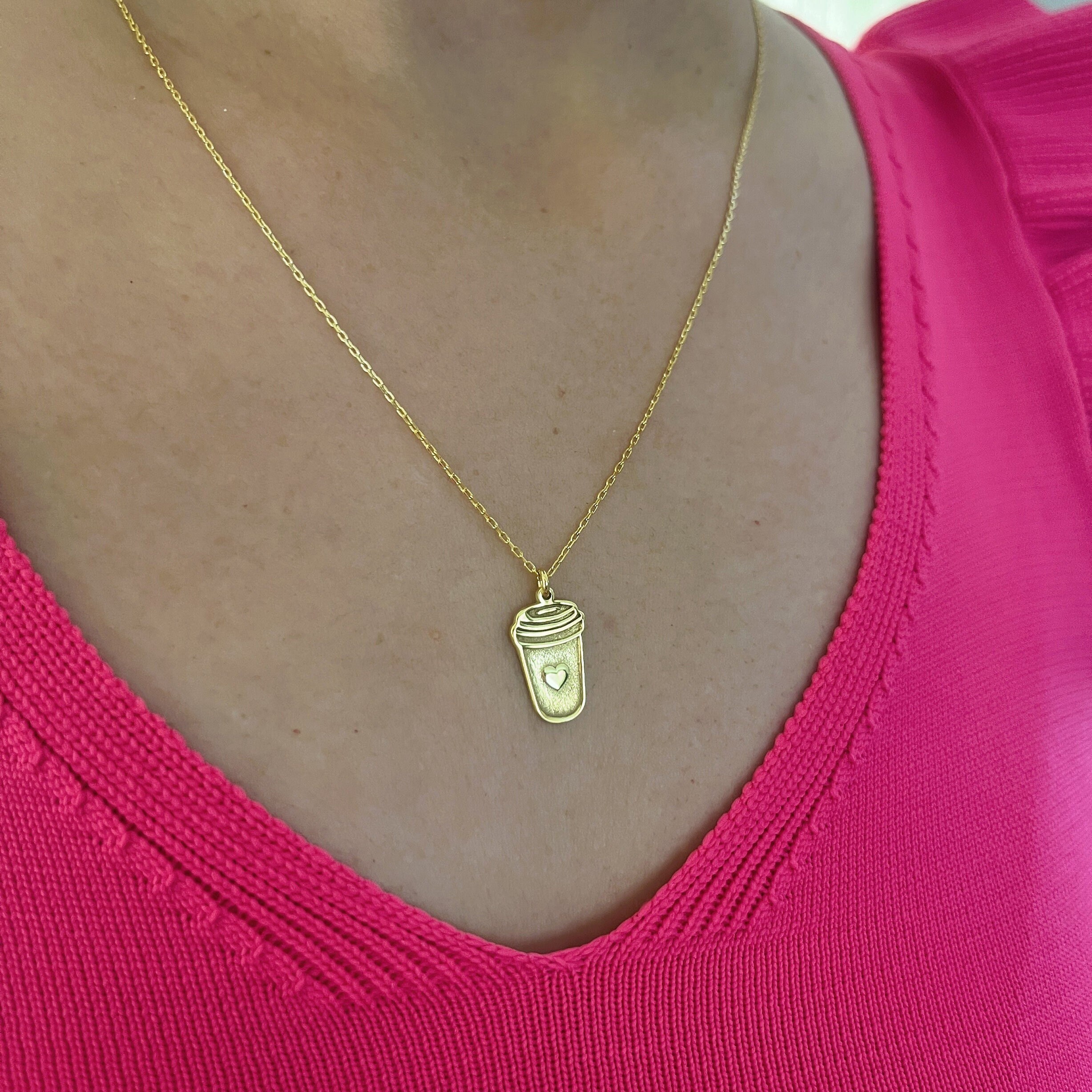 Milkshake Necklace Gift Ideas Milk Shake Necklace Pastry - Etsy