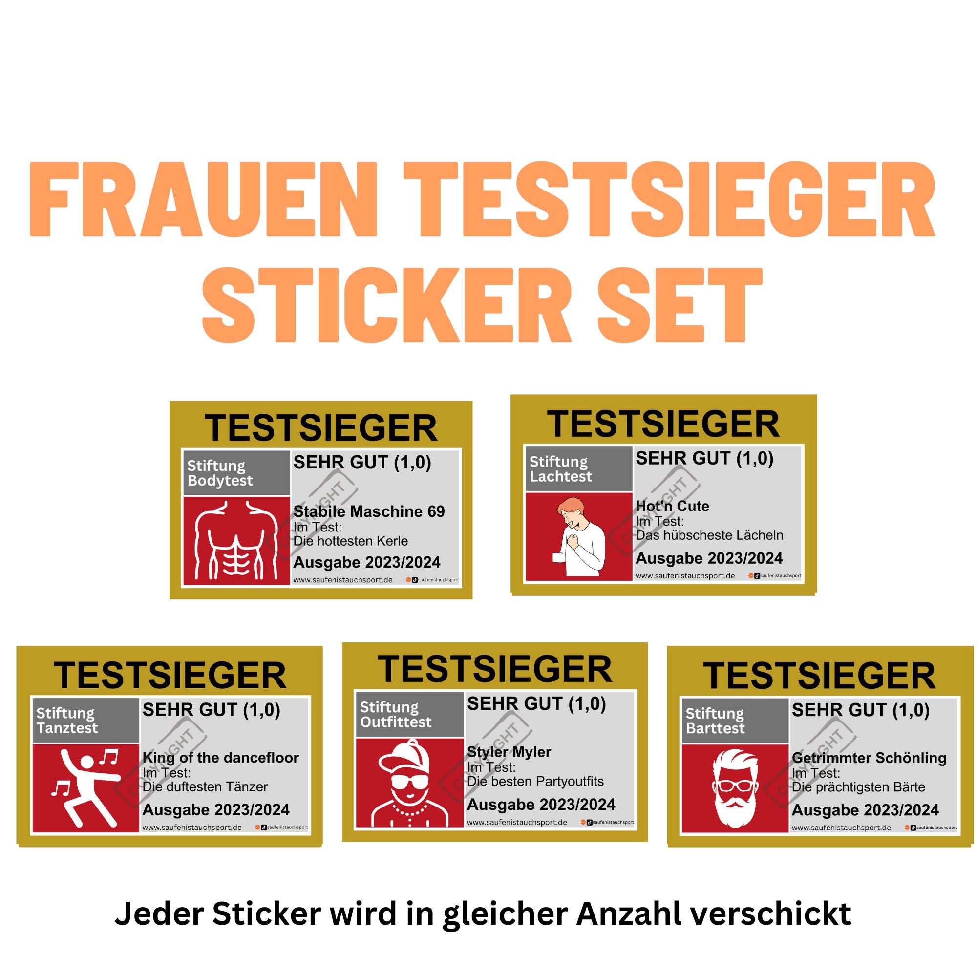 Frauen Testsieger Set Bumsbar Set Ballermann Sticker Set Malle Sticker Frauen Testsieger Set Bumsbar Set Ballermann Sticker Set Malle Sticker
