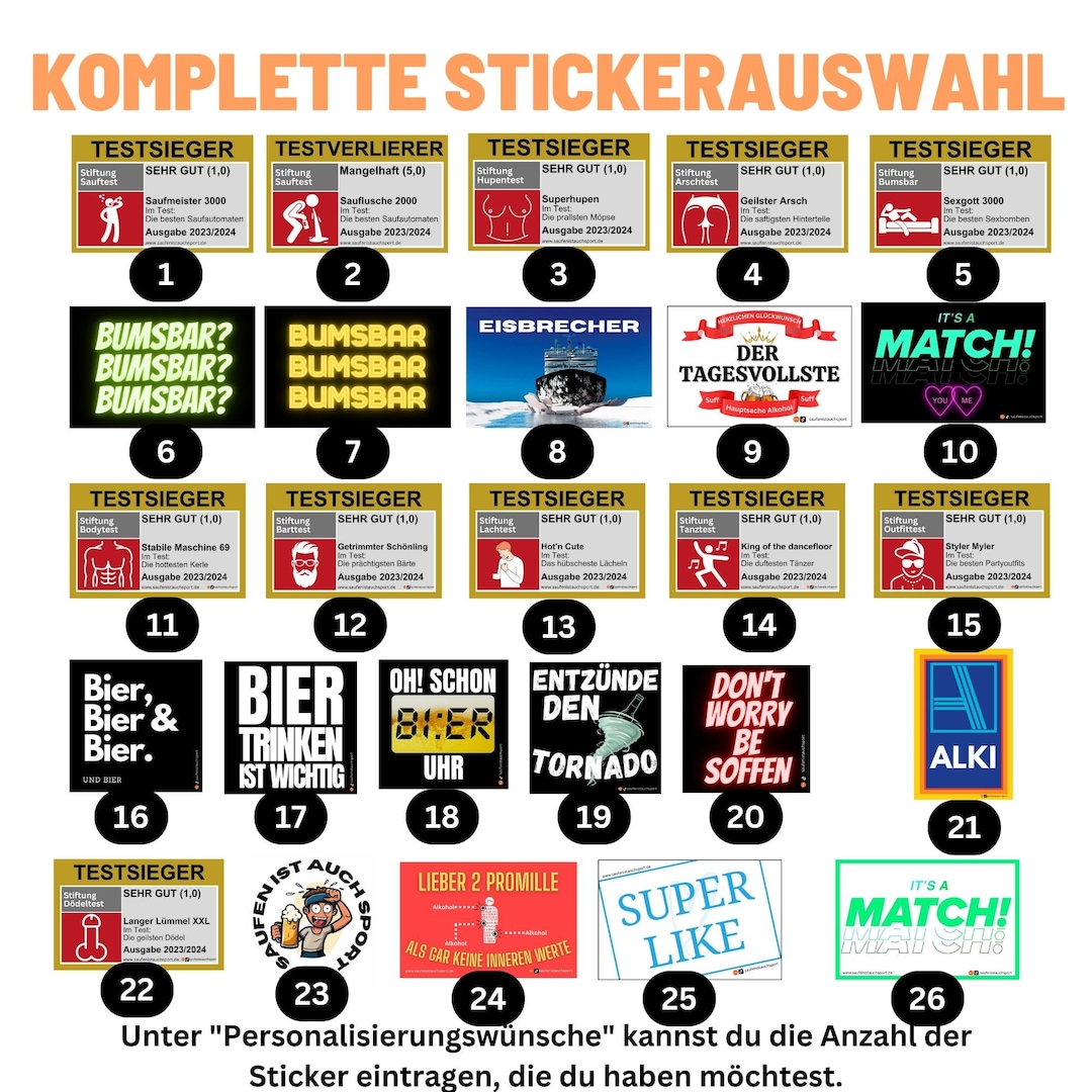 Complete Sticker Selection Malle Sticker Set/ Mallorca Sticker - Etsy