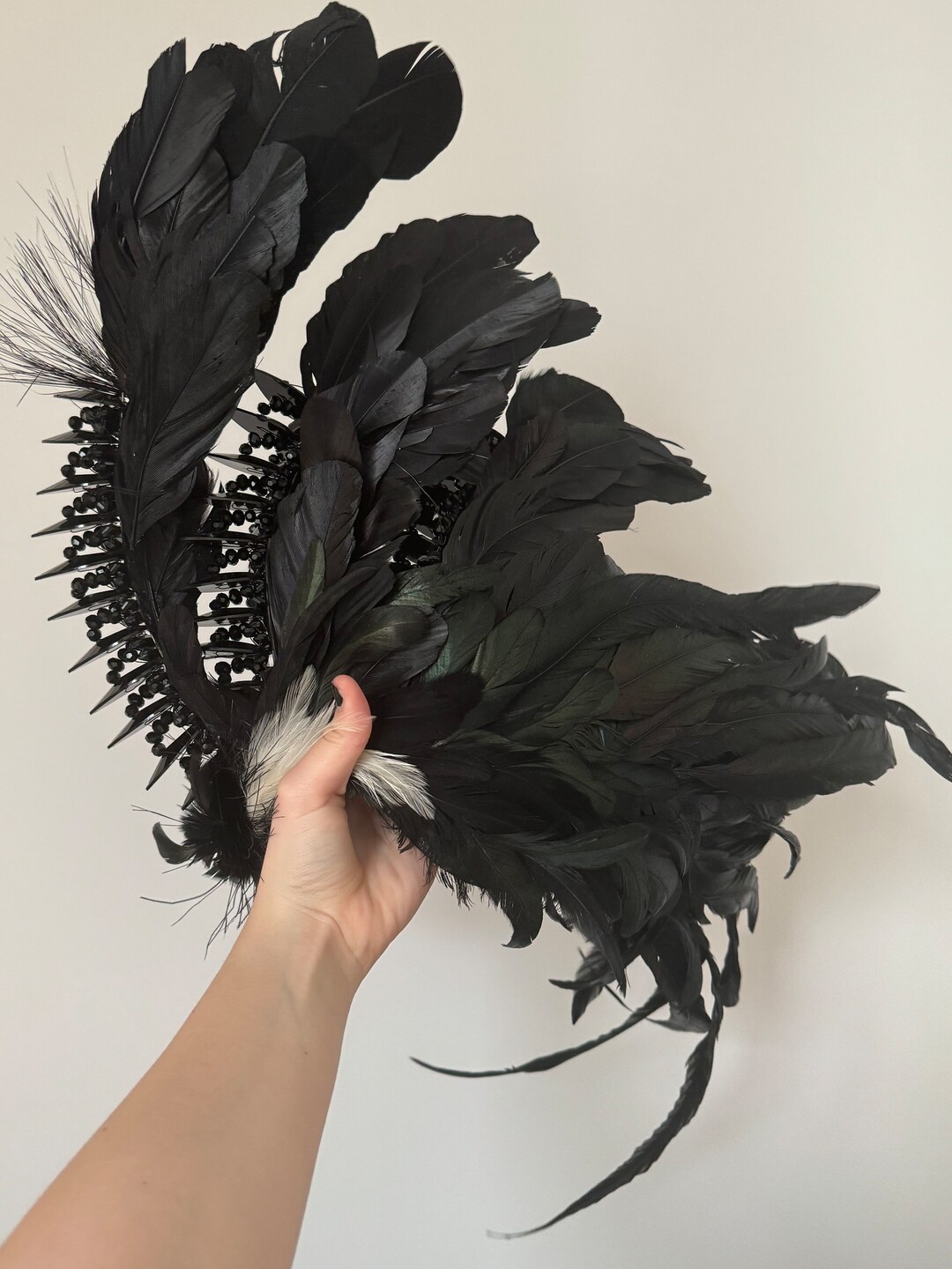 Real Feather Head Accessory - Etsy