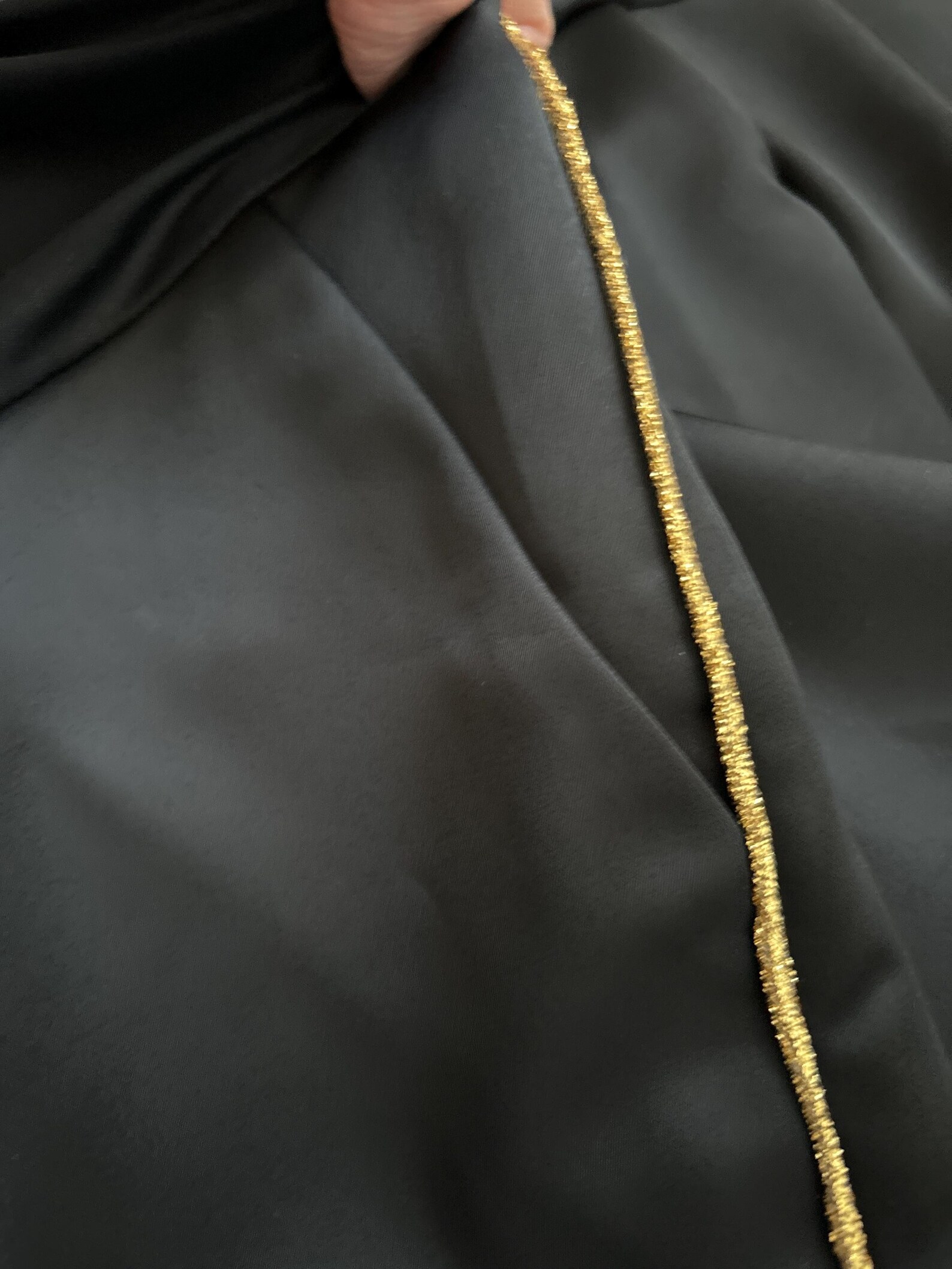 Metallic Gold Insert Piping Trim (flanged), Sold per Metre, - Etsy