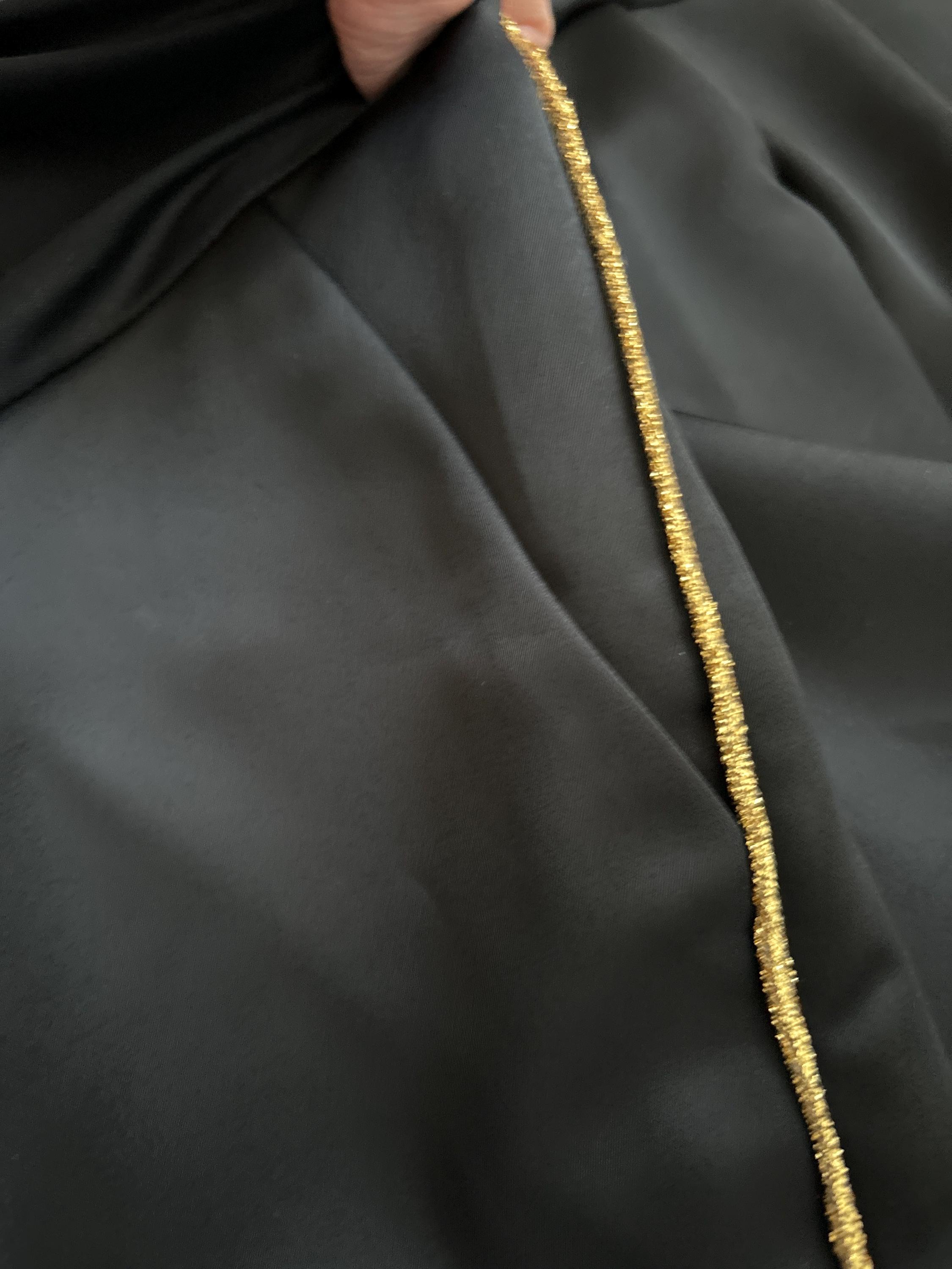 Metallic Gold Insert Piping Trim (flanged), Sold per Metre, - Etsy