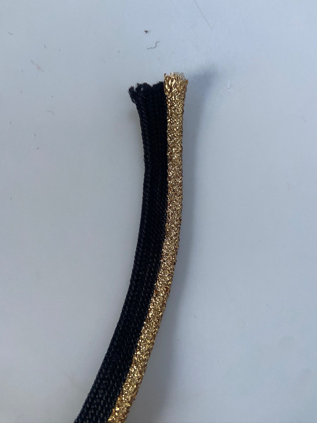 Metallic Gold Insert Piping Trim (flanged), Sold per Metre, - Etsy