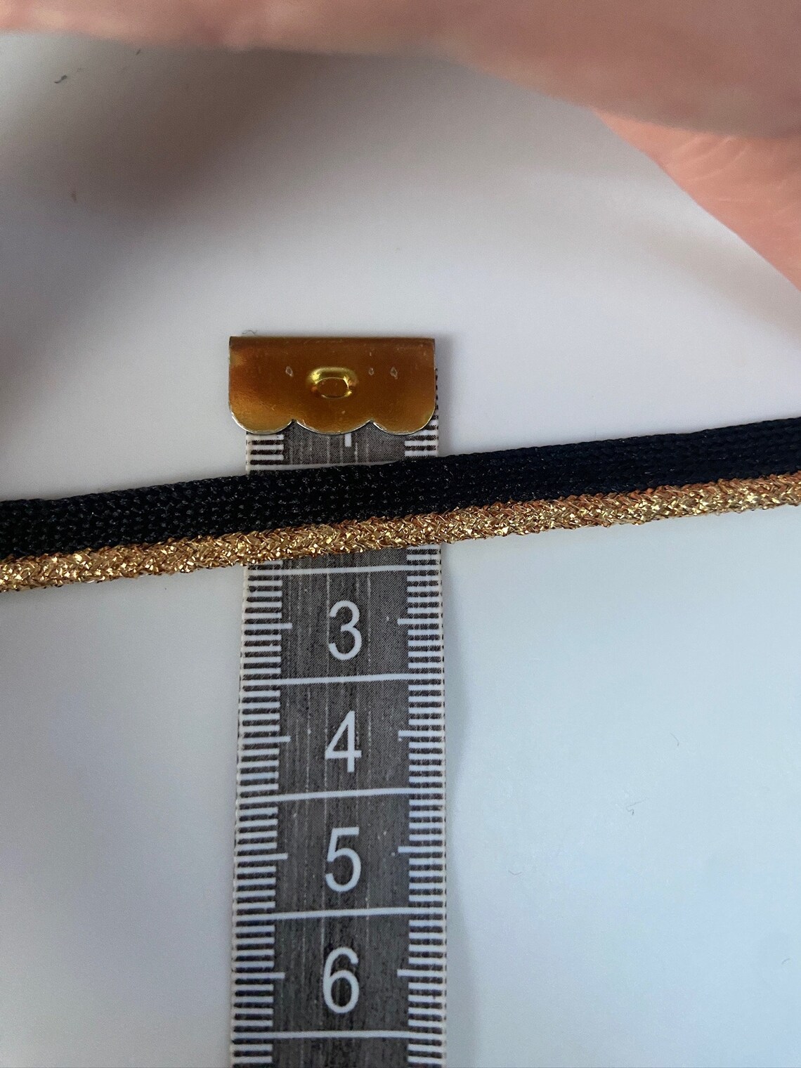 Metallic Gold Insert Piping Trim (flanged), Sold per Metre, - Etsy
