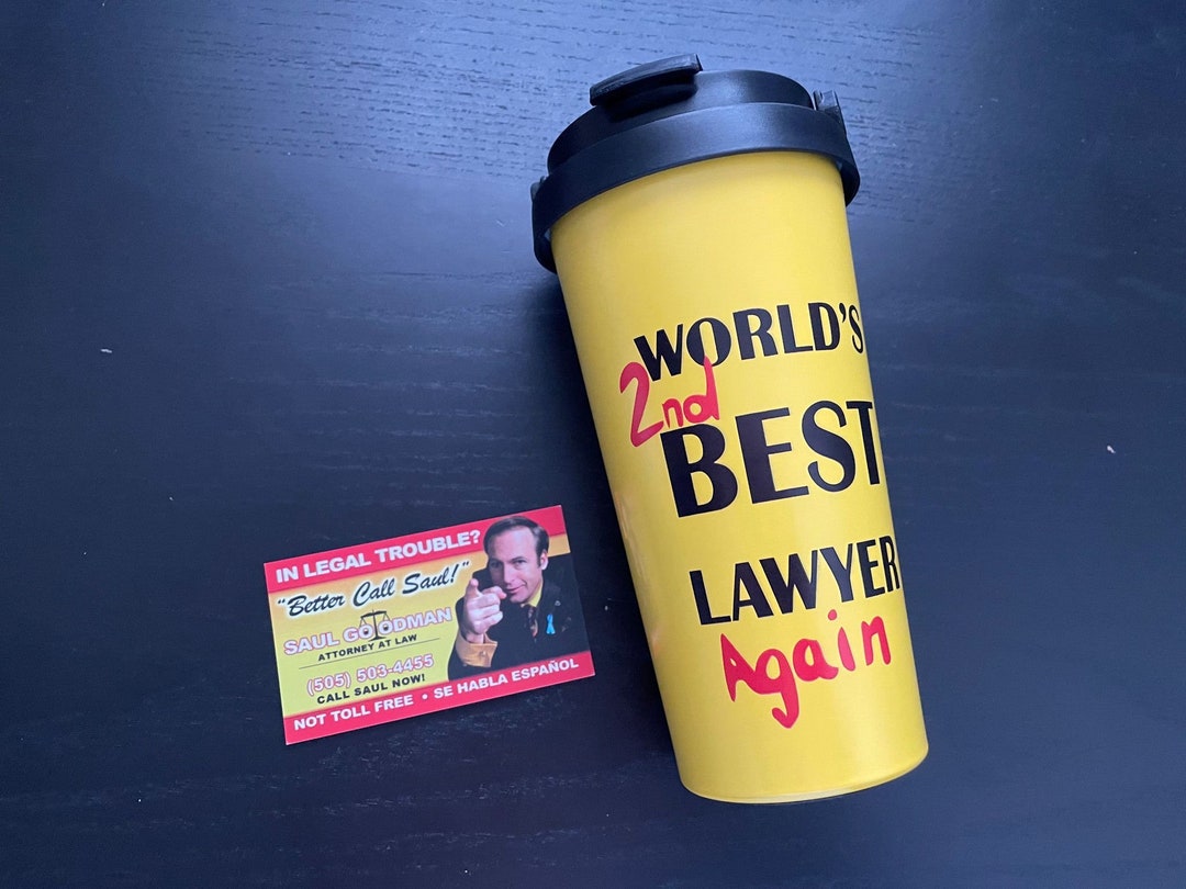 Better Call Saul Thermos - World's 2nd Best Lawyer Tumbler - Perfect ...