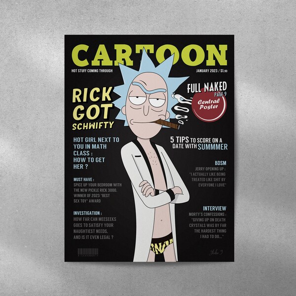 Rick and Morty Poster - Etsy