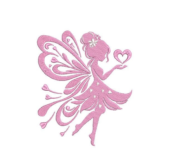 Magic Fairy Flying Embroidery Design, Fairy Embroidery Machine, Little ...