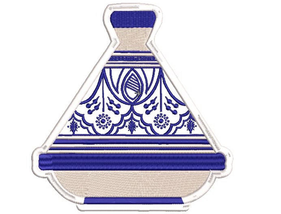 Moroccan Tajine Embroidery Design, Moroccan Kitchen Utensils Embroidery ...