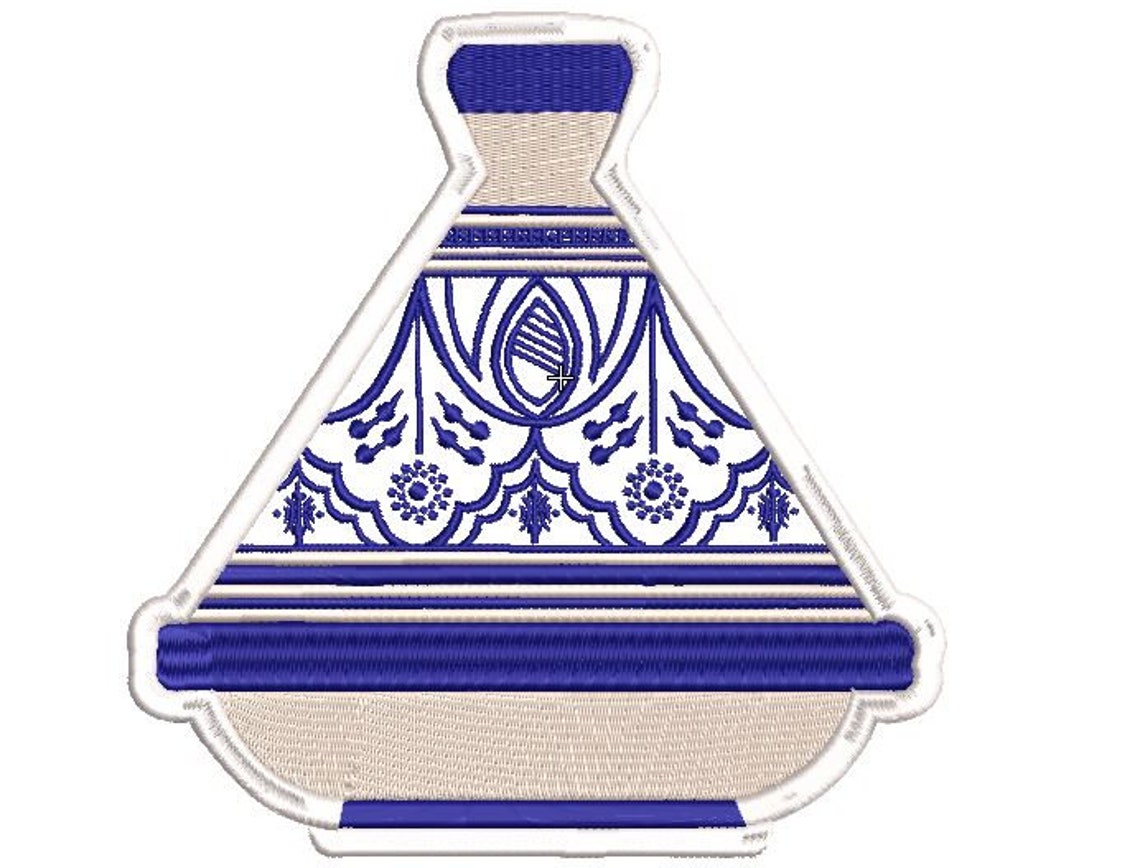 Moroccan Tajine Embroidery Design, Moroccan Kitchen Utensils Embroidery ...