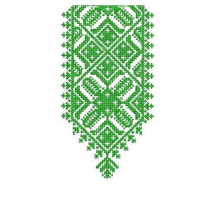 Moroccan Fasi Embroidery Pattern, Caftan Embroidery Machine, Fasi Cross ...