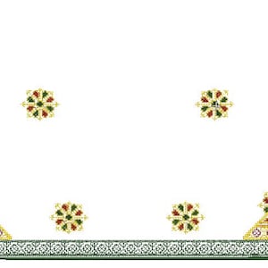 Fasi Tablecloth Embroidery Machine, Moroccan Style Cross Stitch ...