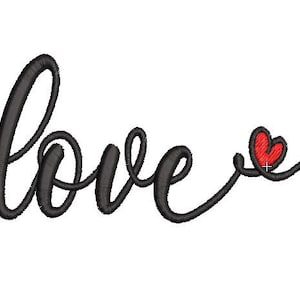 Love Machine Embroidery Design, Heart Love Embroidery Pattern ...
