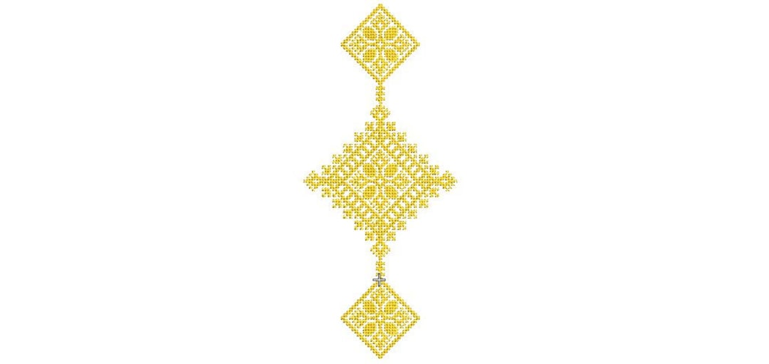 Moroccan Fasi Cross Stitch Embroidery Design, Fassi Cross Stitch ...